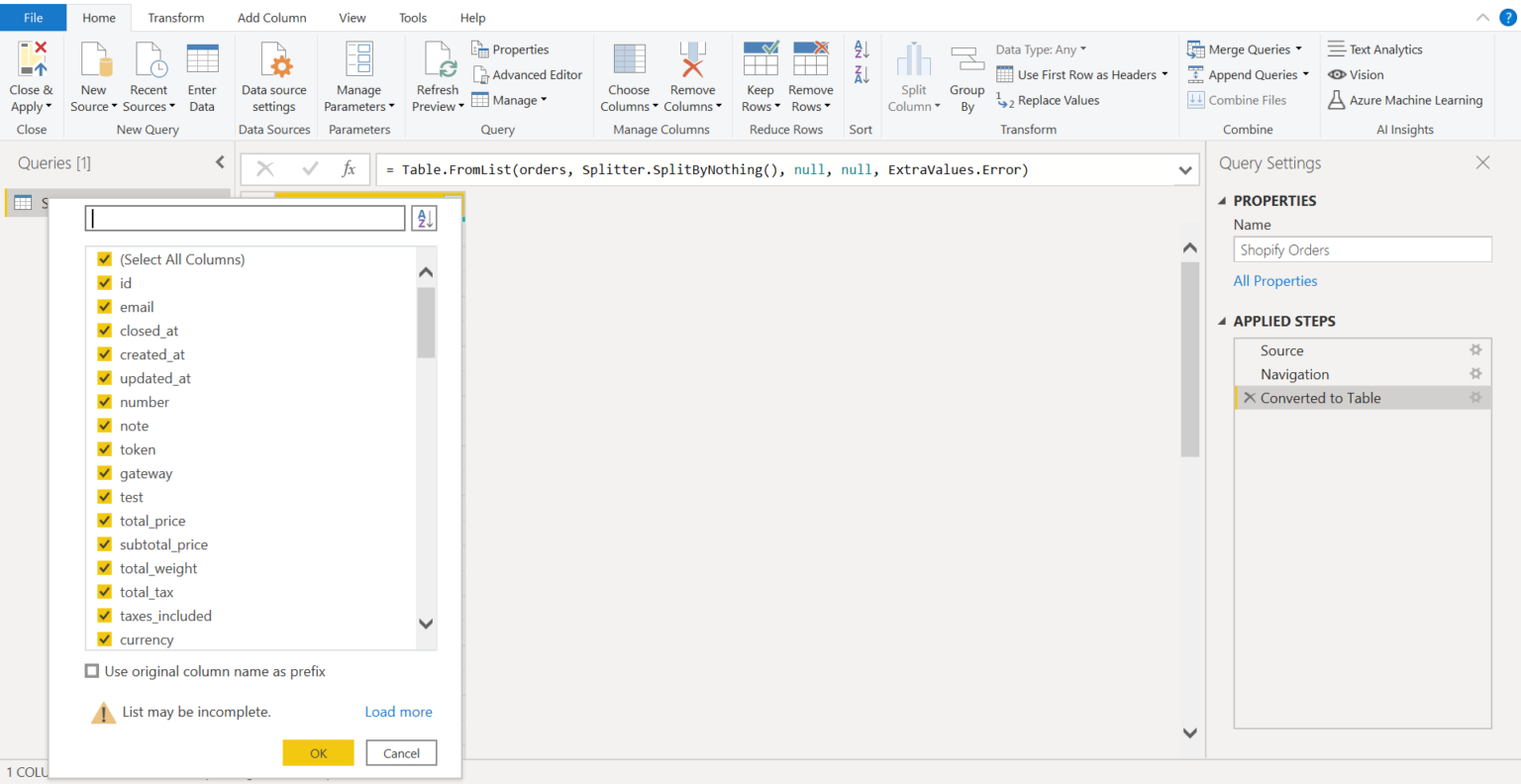Bring Data in Power BI via APIs using Basic Authentication
