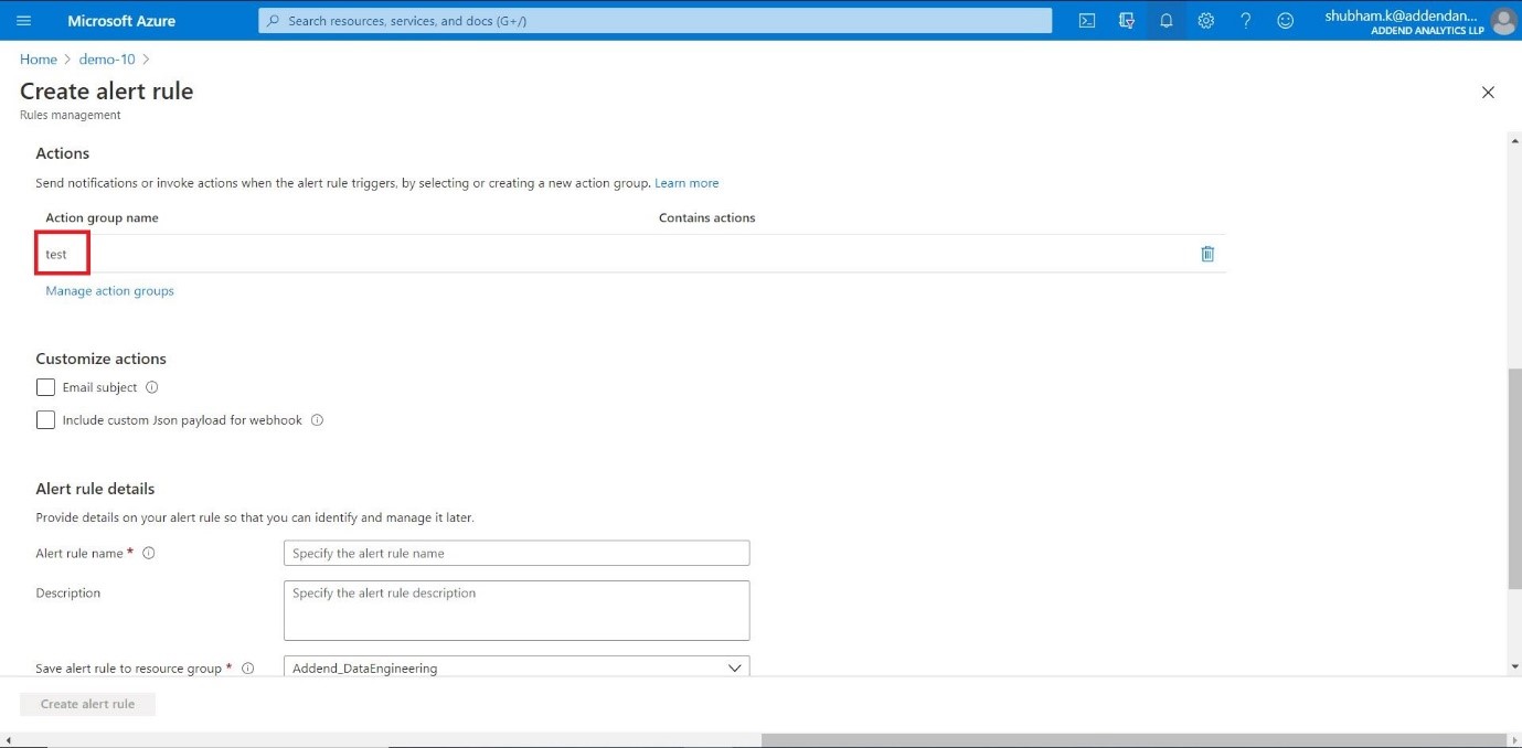 How To Add Alerts In Azure Function Apps | Addend Analytics