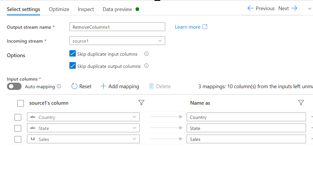 Pivot Transformation On Super Store Sales Data In Azure Data Factory Addend Analytics
