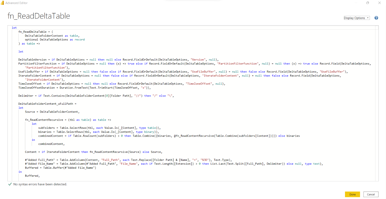 Read data from delta table from Azure Gen 2 Storage - Addend Analytics