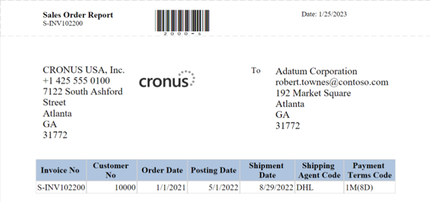 Display Invoice Number In Rdlc Report Header Addend Analytics