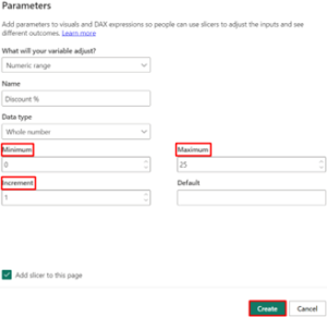 Numeric range Parameter in Power BI - Addend Analytics