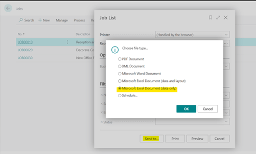How End Users Can Create Excel Layouts Using An Existing Report Show Any Message Or Blank Card