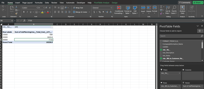 How End Users Can Create Excel Layouts Using An Existing Report Show Any Message Or Blank Card