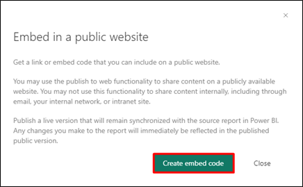 Embedding Power BI Report in Web Pages Show any message or blank "card ...