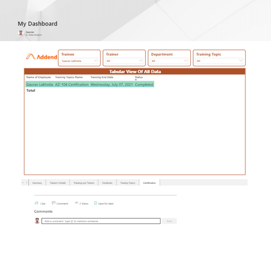 How To Embed Power Bi Report In Sharepoint Show Any Message Or Blank Card Visual When The